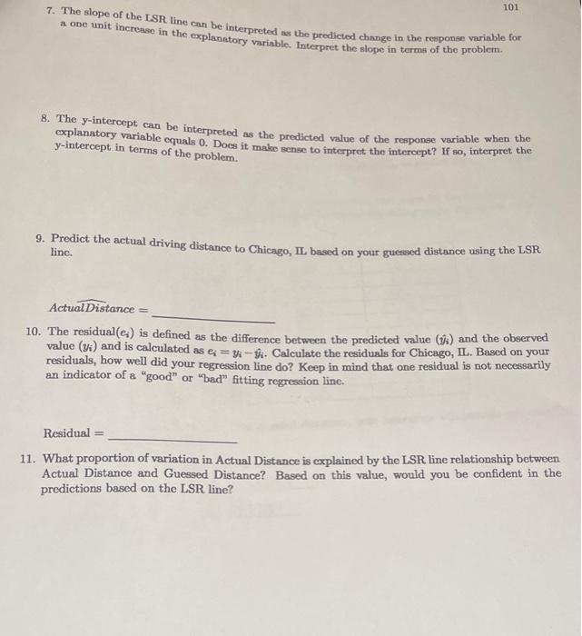Solved 4.2 Activity 24: Least Squares Regression Objective: | Chegg.com