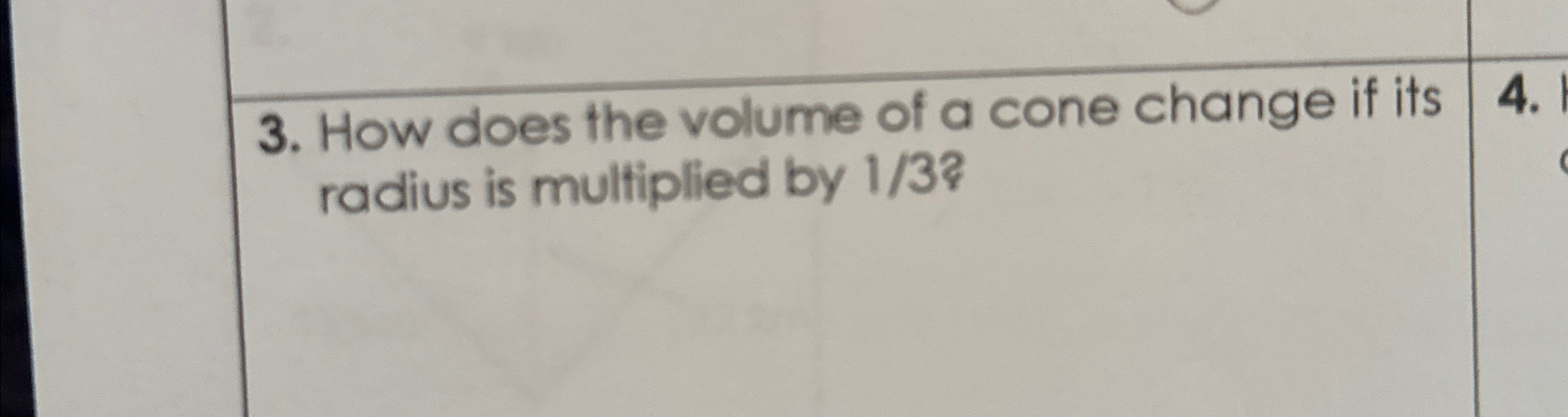 Solved How does the volume of a cone change if its radius is | Chegg.com