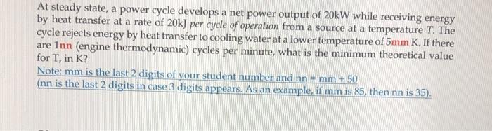 Solved At steady state, a power cycle develops a net power | Chegg.com