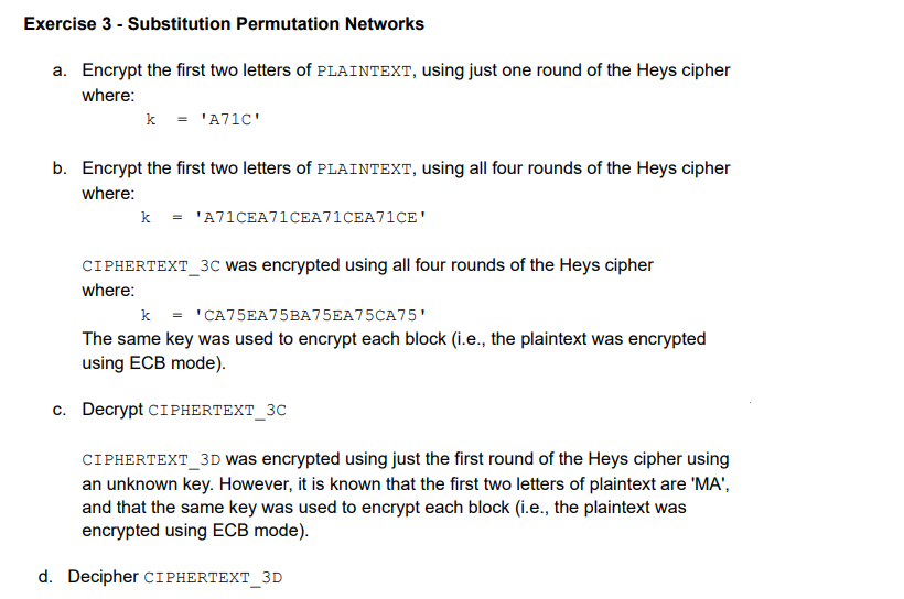 Python Function To Generate The Plaintext 