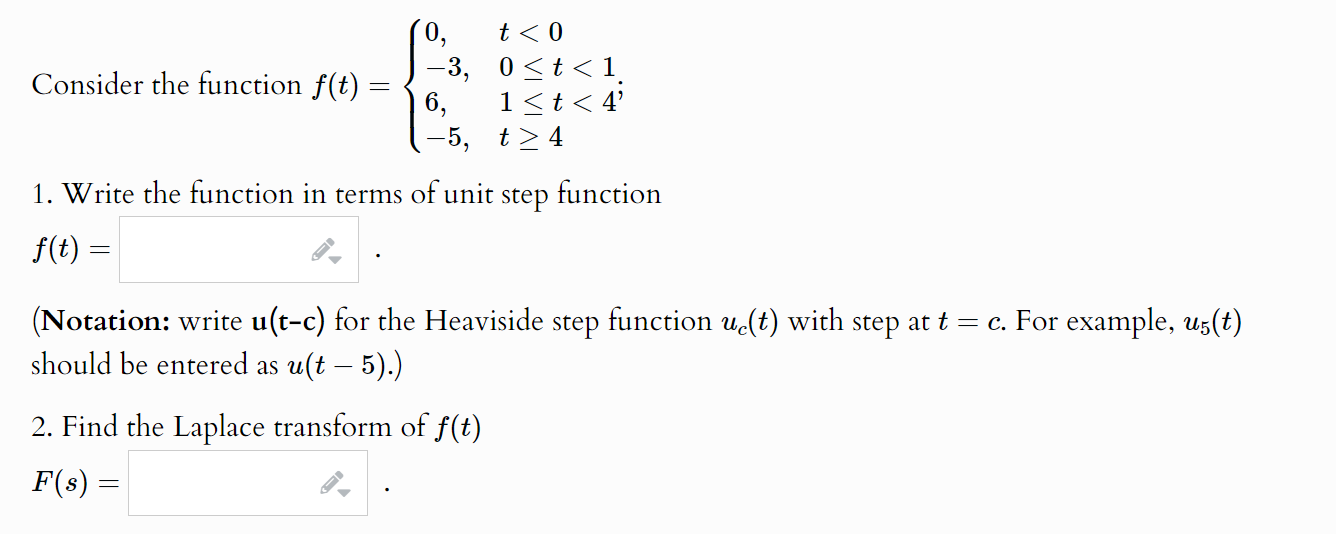 Solved Consider the function | Chegg.com