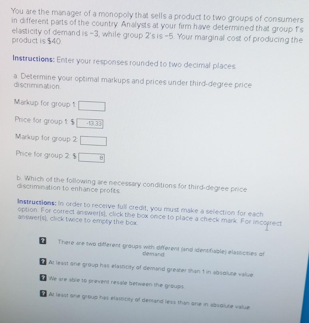 Solved You are the manager of a monopoly that sells a | Chegg.com