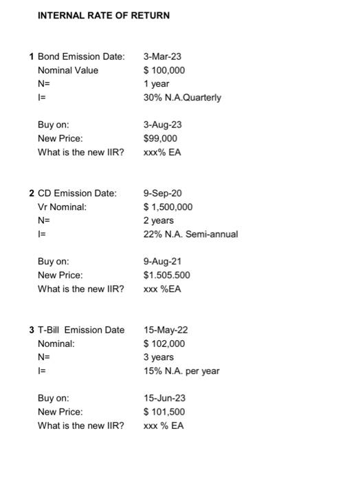 Solved IMITEDMIAI DATE OE DETIIDN Net Present Value | Chegg.com