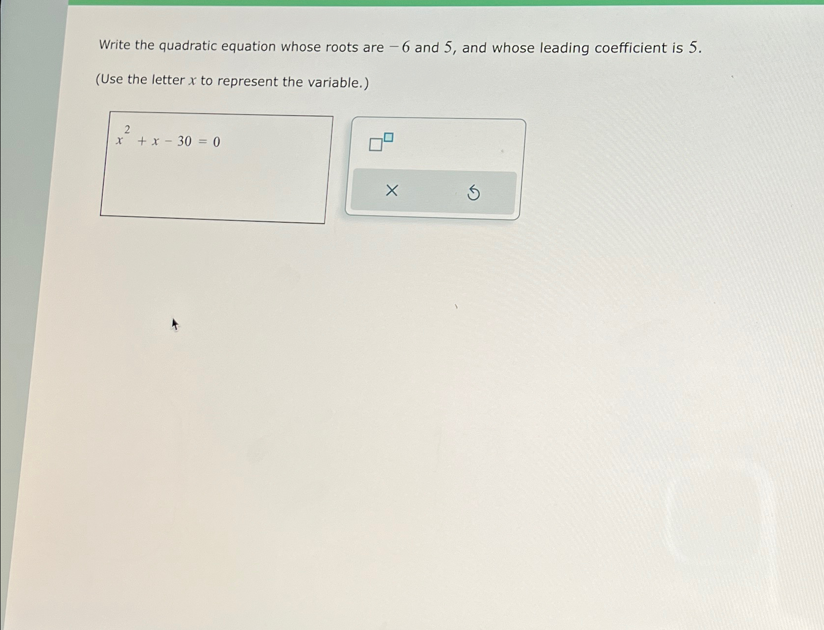Solved Write the quadratic equation whose roots are -6 ﻿and | Chegg.com