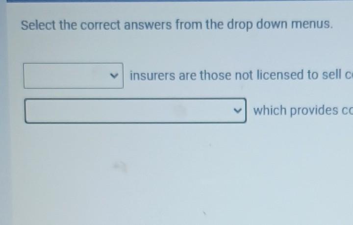 Solved select the correct answers from the drop-down menus. | Chegg.com