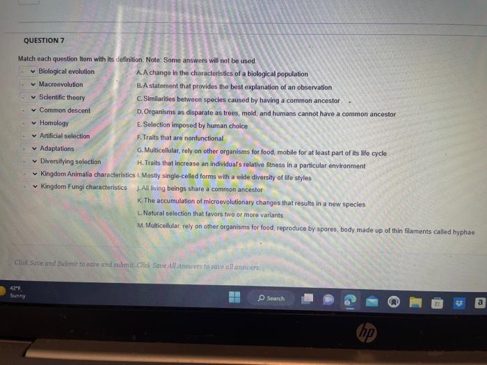 Solved Match each question ltem with its definition. Note: | Chegg.com