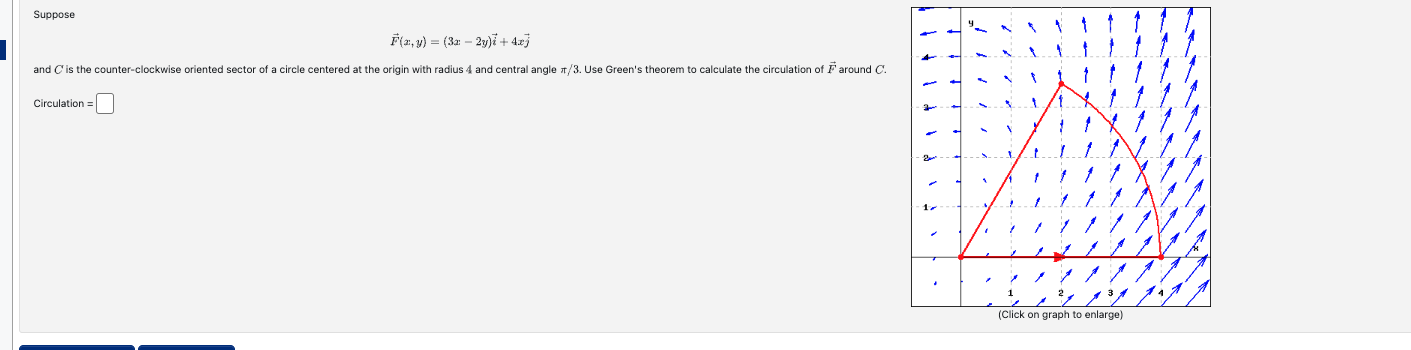 Solved Supposevec(F)(x,y)=(3x-2y)vec(i)+4xvec(j)and C ﻿is | Chegg.com
