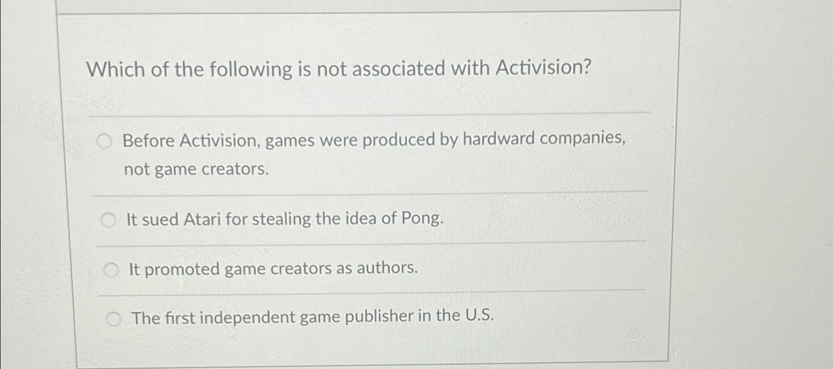 Solved Which of the following is not associated with | Chegg.com