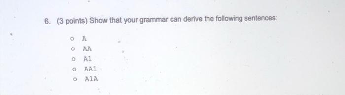 Solved Give a BNF grammar for each of the languages below. | Chegg.com