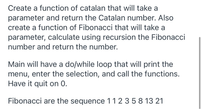 Solved Using ideone.com, create a program that will do one | Chegg.com