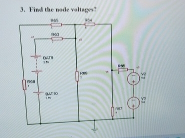 Solved Find the node voltages? | Chegg.com