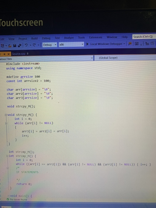 Solved In this assignment you need to complete the string | Chegg.com