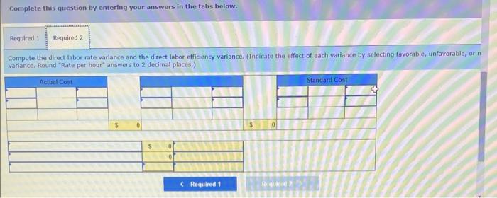 Solved Exercise 23-11 (Algo) Direct materials and direct | Chegg.com