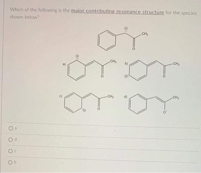 Solved Which of the following is the major contributing | Chegg.com