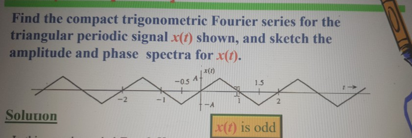 Solved using matlab obtain the figures (magnitude line | Chegg.com