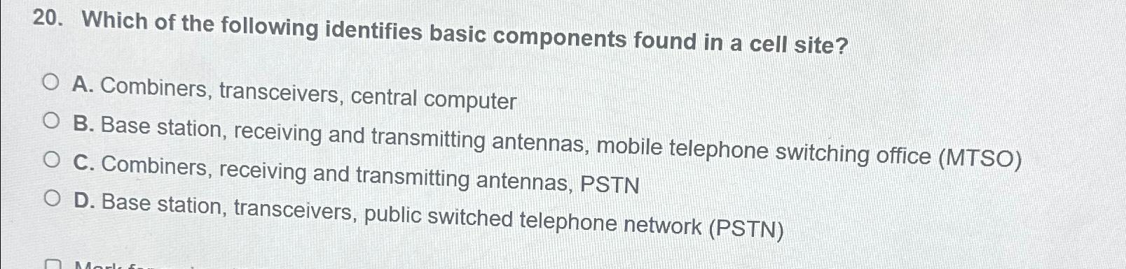 Solved Which of the following identifies basic components | Chegg.com