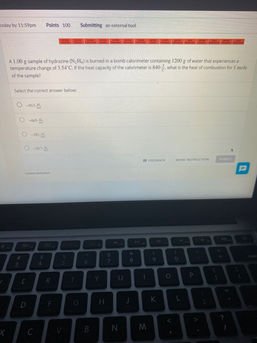 Solved esday by 11:59pm Points 100 Submitting an external | Chegg.com