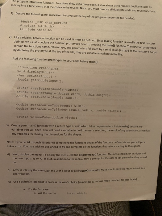 Solved Below Is Some Starter Code To Get You Starter Make 