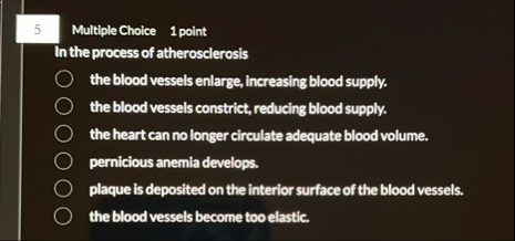 Solved 5Multiple Choice 1 ﻿pointIn the process of | Chegg.com