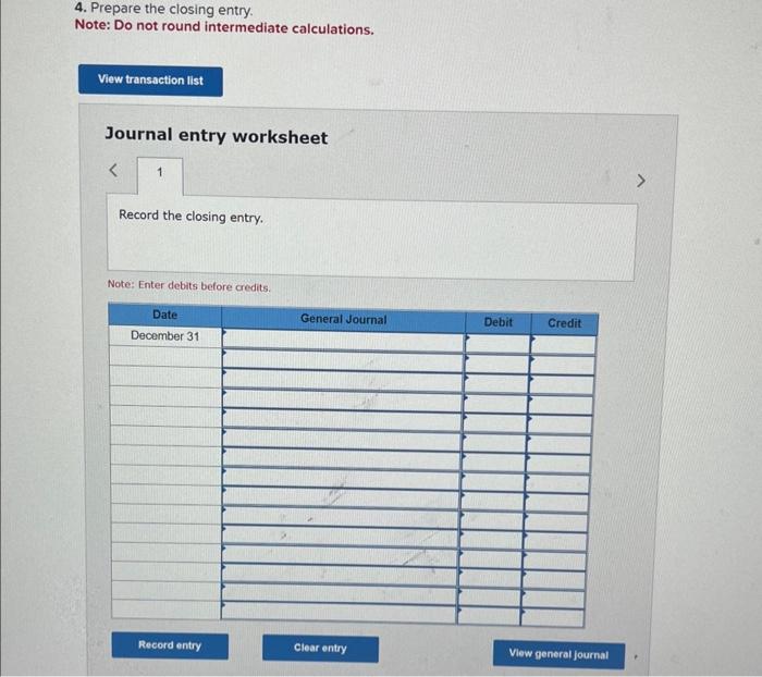 Solved Required information Penny's Pool Service \& Supply, | Chegg.com