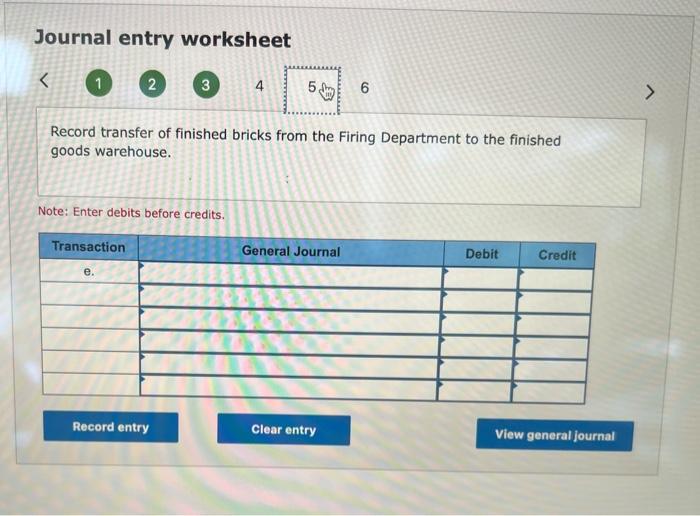 Solved Exercise 5-1 Process Costing Journal Entries [LO5-1] | Chegg.com
