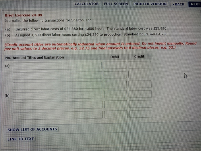 Solved CALCULATOR FULL SCREEN PRINTER VERSION BACK NEXT | Chegg.com