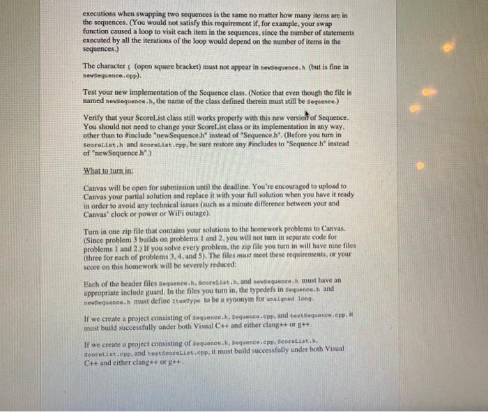 Solved Sequence of strings (an abstract data type) | Chegg.com