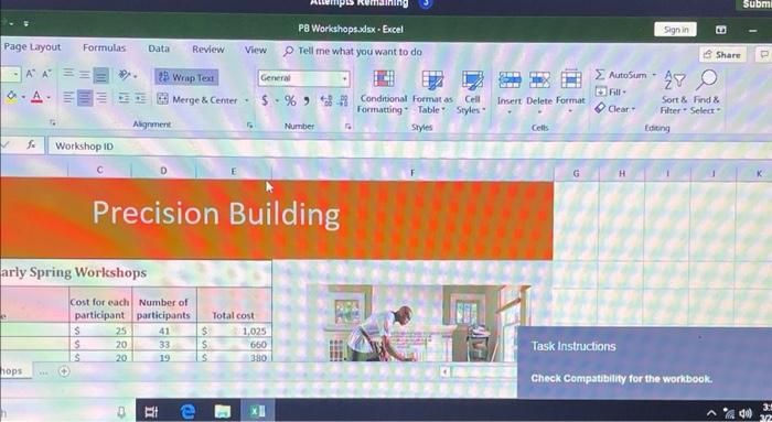 Precision Building arly Spring Workshops | Chegg.com