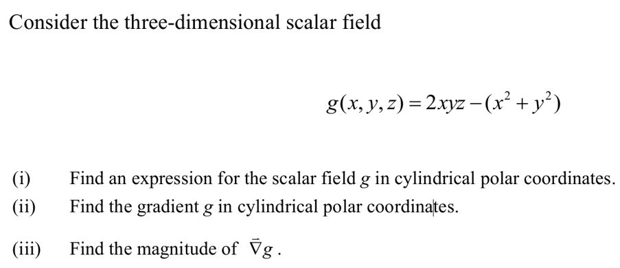 Solved Consider the three-dimensional scalar | Chegg.com