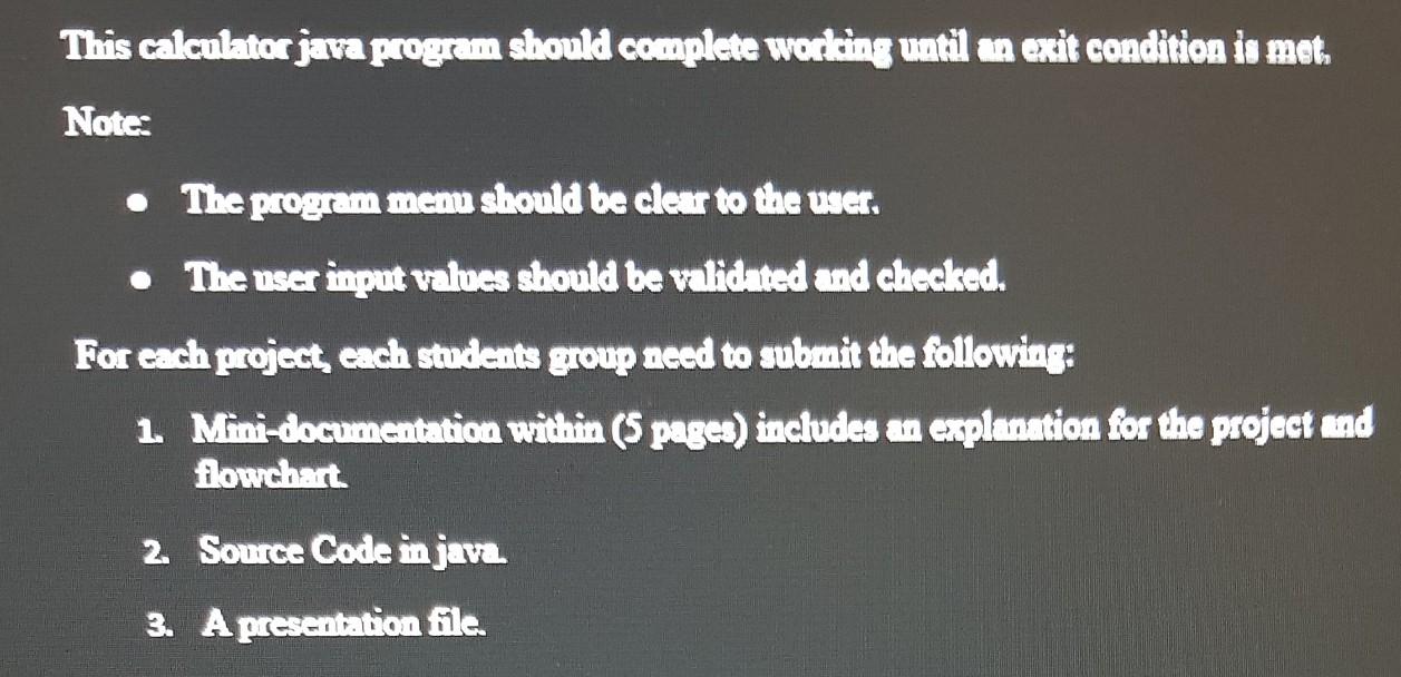 Solved Project 1: Create a java program to make a | Chegg.com