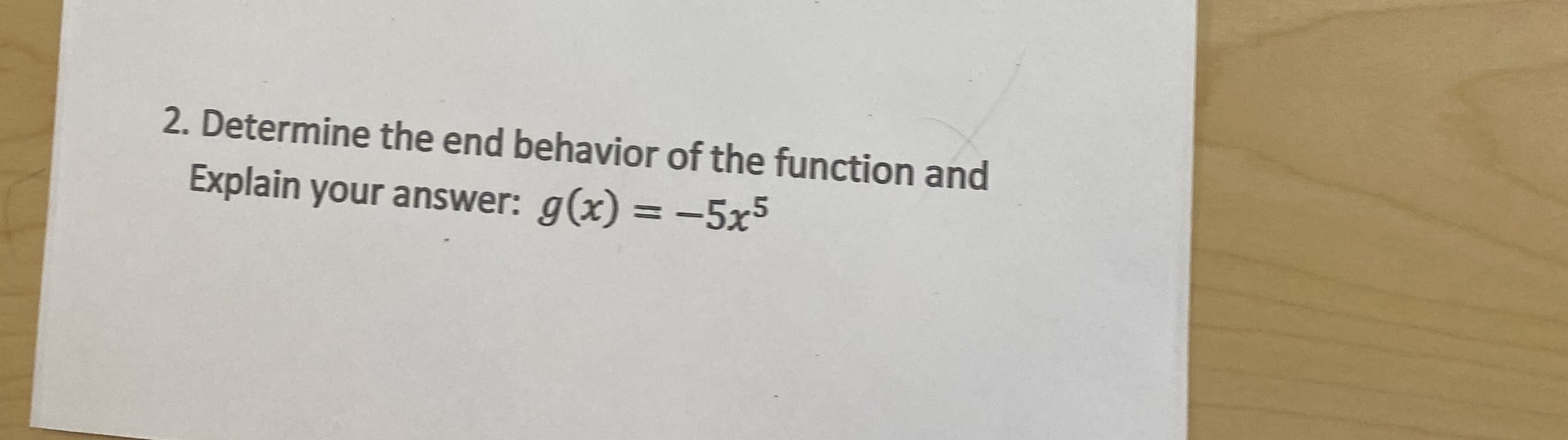 Solved Determine the end behavior of the function and | Chegg.com