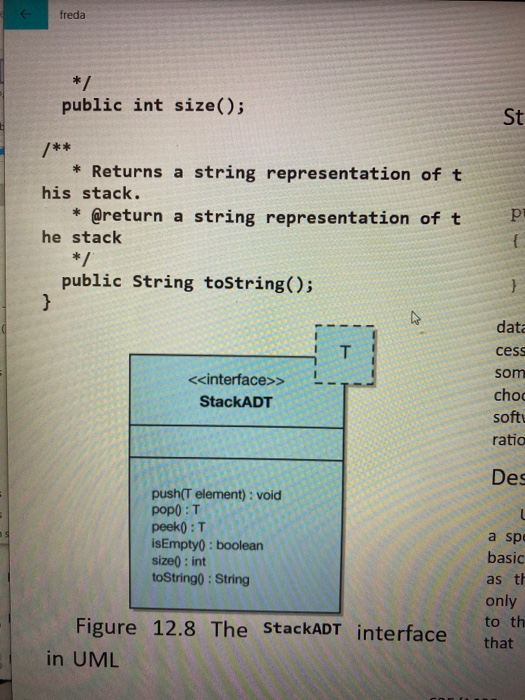 Solved ss ads ats Listing 12.3 package jsjf; /** * Defines | Chegg.com