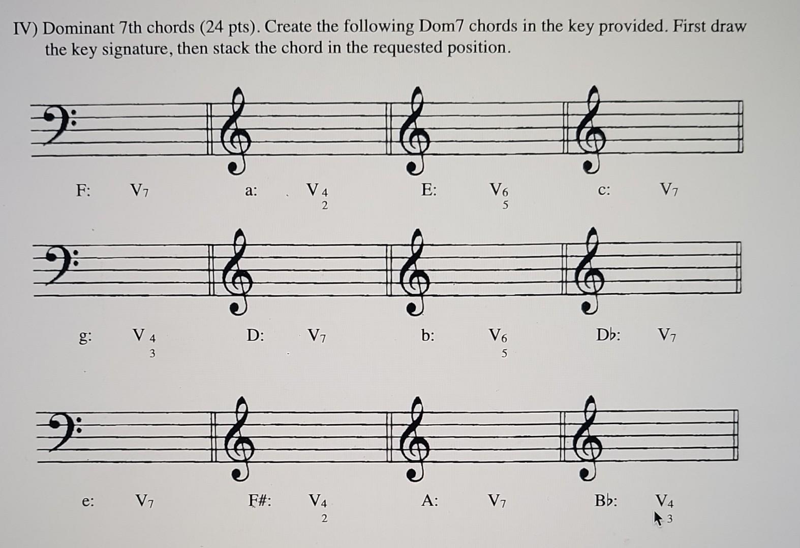 1) Inversion ID (18 pts). Label each inversion, by | Chegg.com