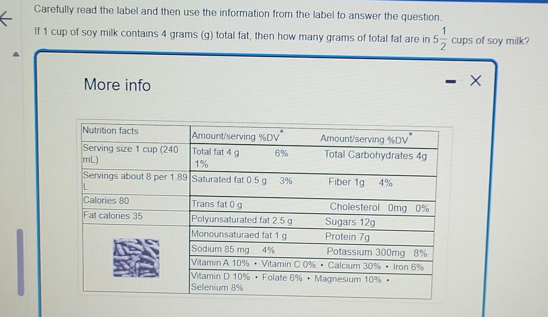 Solved Carefully read the label and then use the information | Chegg.com