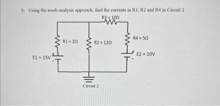 Solved 3. Convert the voltage sources to current sources 4. | Chegg.com