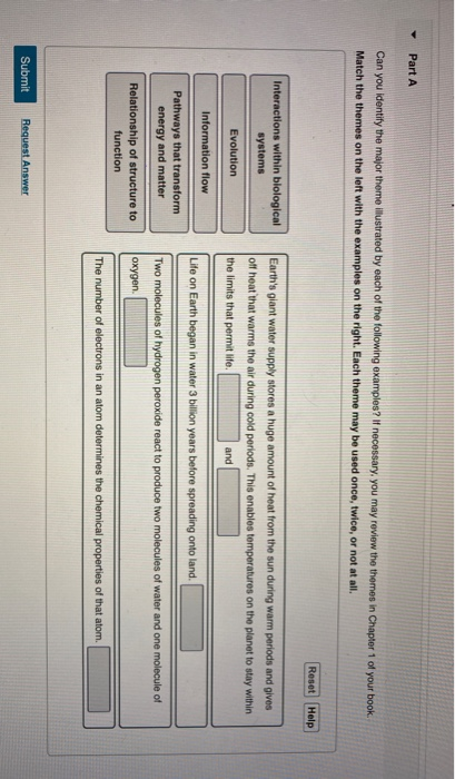 Solved Part A Can you identify the major theme illustrated | Chegg.com