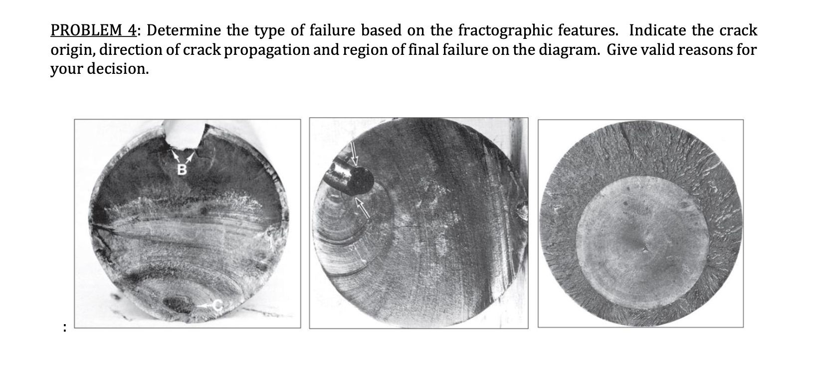 Solved PROBLEM 4: Determine the type of failure based on the | Chegg.com