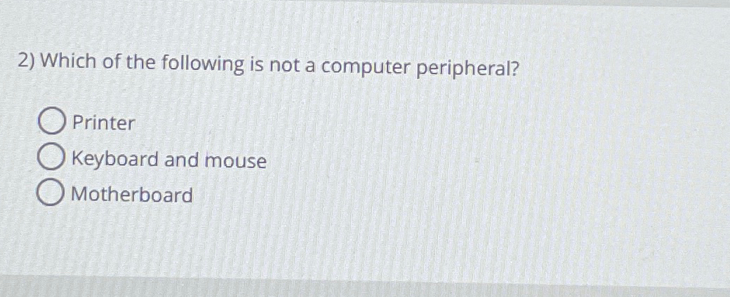 Solved Which of the following is not a computer | Chegg.com