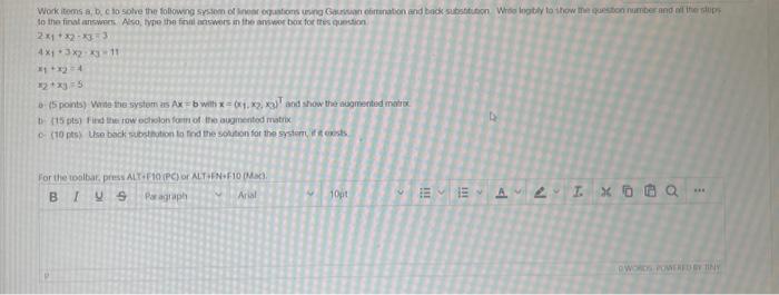 Solved to the findt answers. Atso, type the finni lanswers | Chegg.com