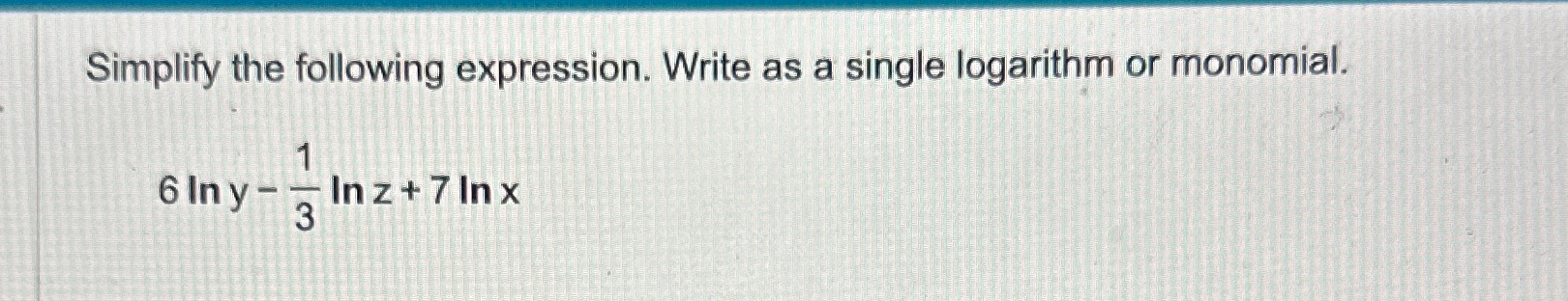 Solved Simplify the following expression. Write as a single | Chegg.com