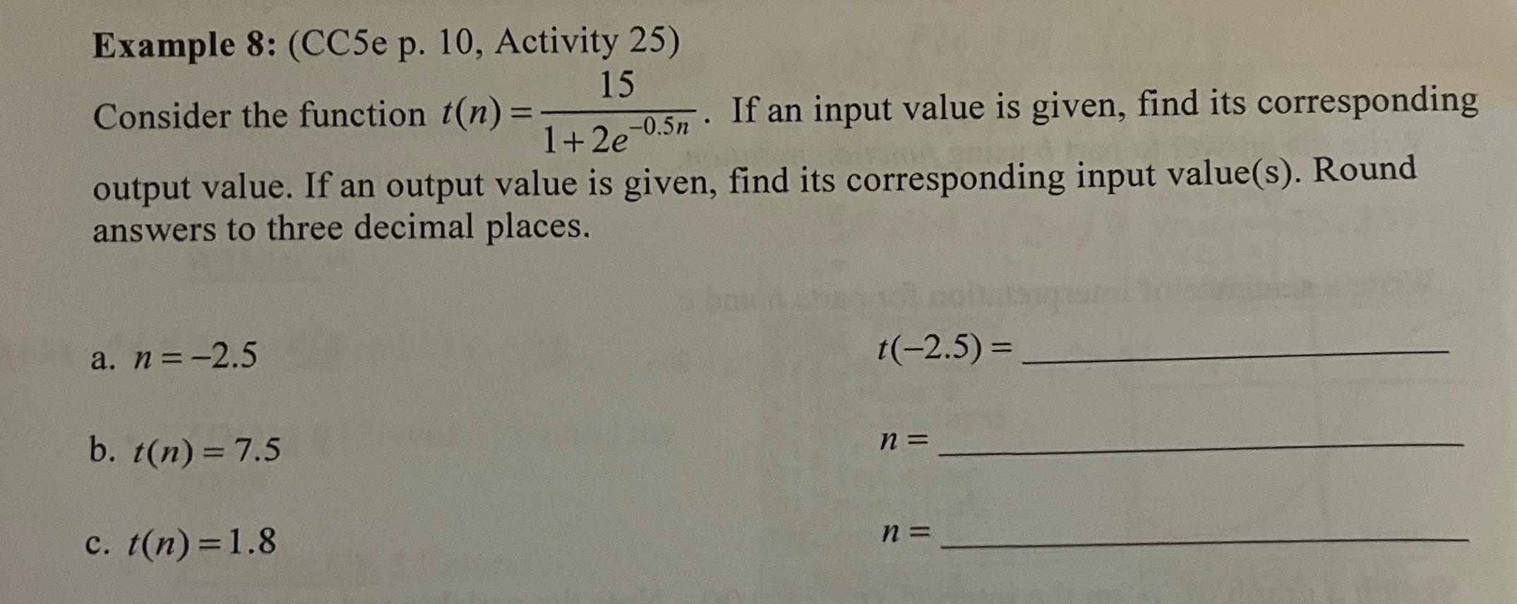 Example 8: (CC5e p. 10, ﻿Activity 25)Consider the | Chegg.com