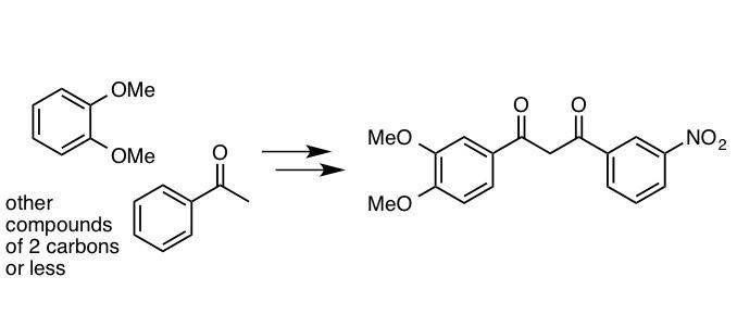 Solved ОMe Meo NO2 OME Meo other compounds of 2 carbons or | Chegg.com