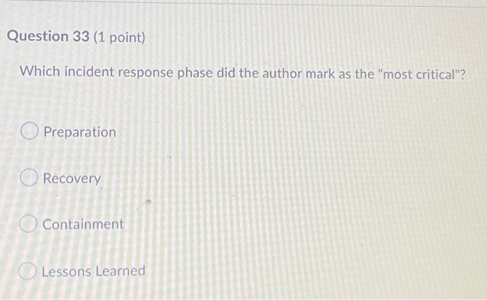 Solved True or false: Intrusion Detection Systems have the | Chegg.com