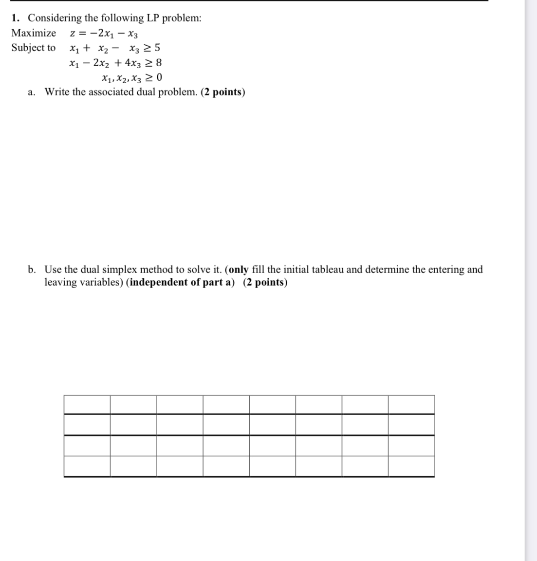 Solved Considering the following LP problem: ﻿Maximize | Chegg.com