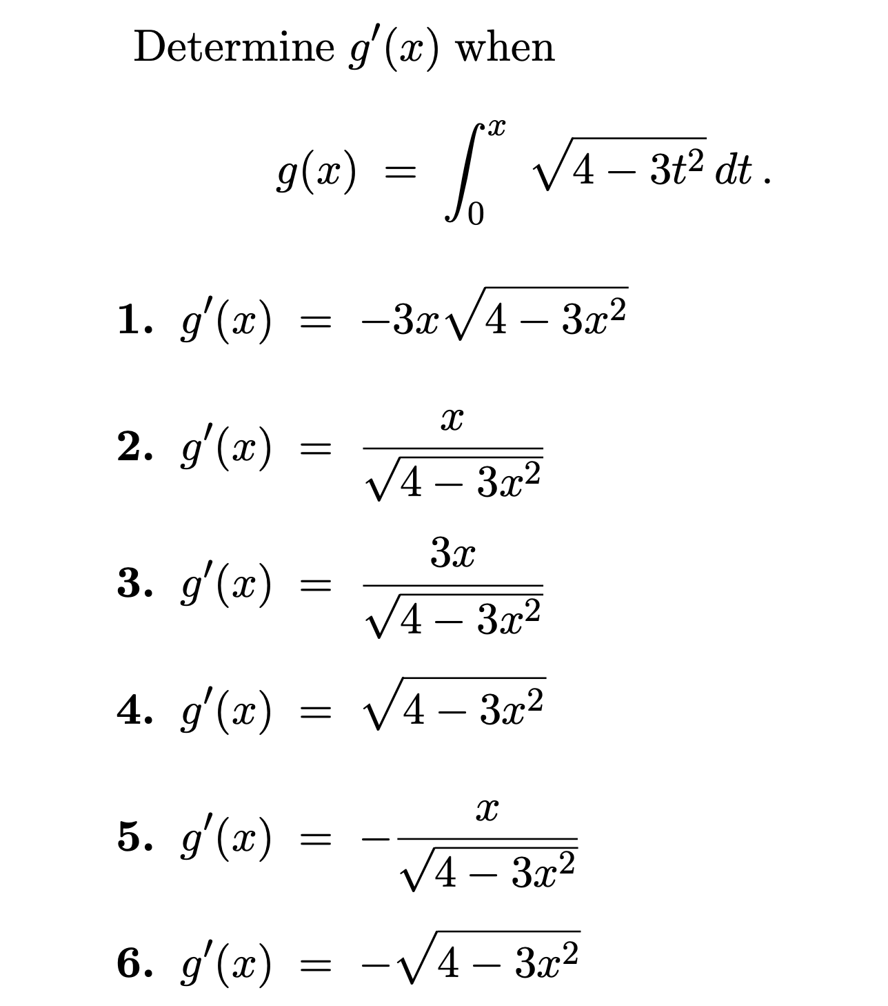 Solved Determine g'(x) | Chegg.com