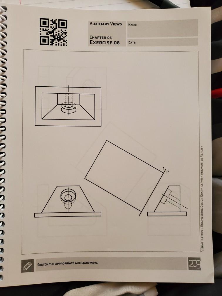 Solved AUXILIARY VIEWS NAME: CHAPTER OS EXERCISE 04 DATE: 15 | Chegg.com