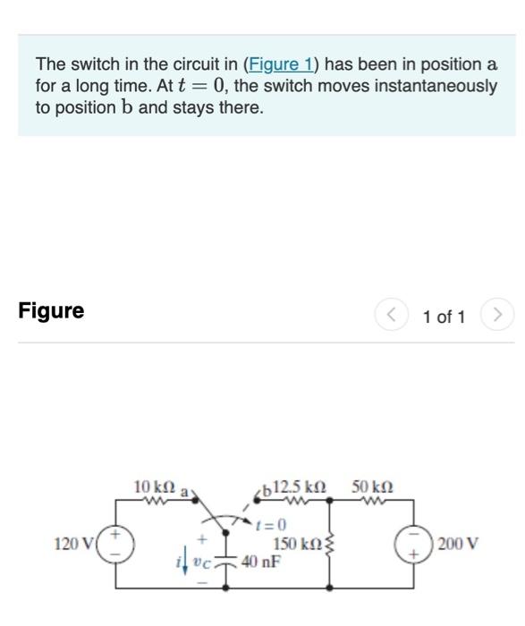 Solved Choose the correct expression for the capacitor | Chegg.com