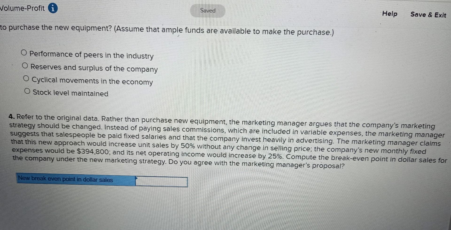 Solved Help Save & Exit Sute Frieden Company's contribution | Chegg.com Solved Help Save & Exit Sute Frieden Company's contribution | Chegg.com