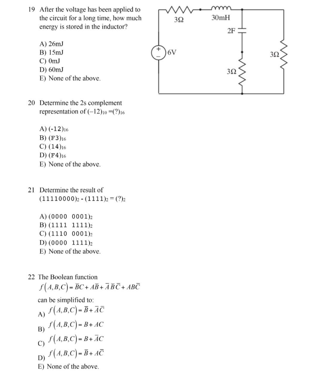 Solved 19 After The Voltage Has Been Applied To The Circuit