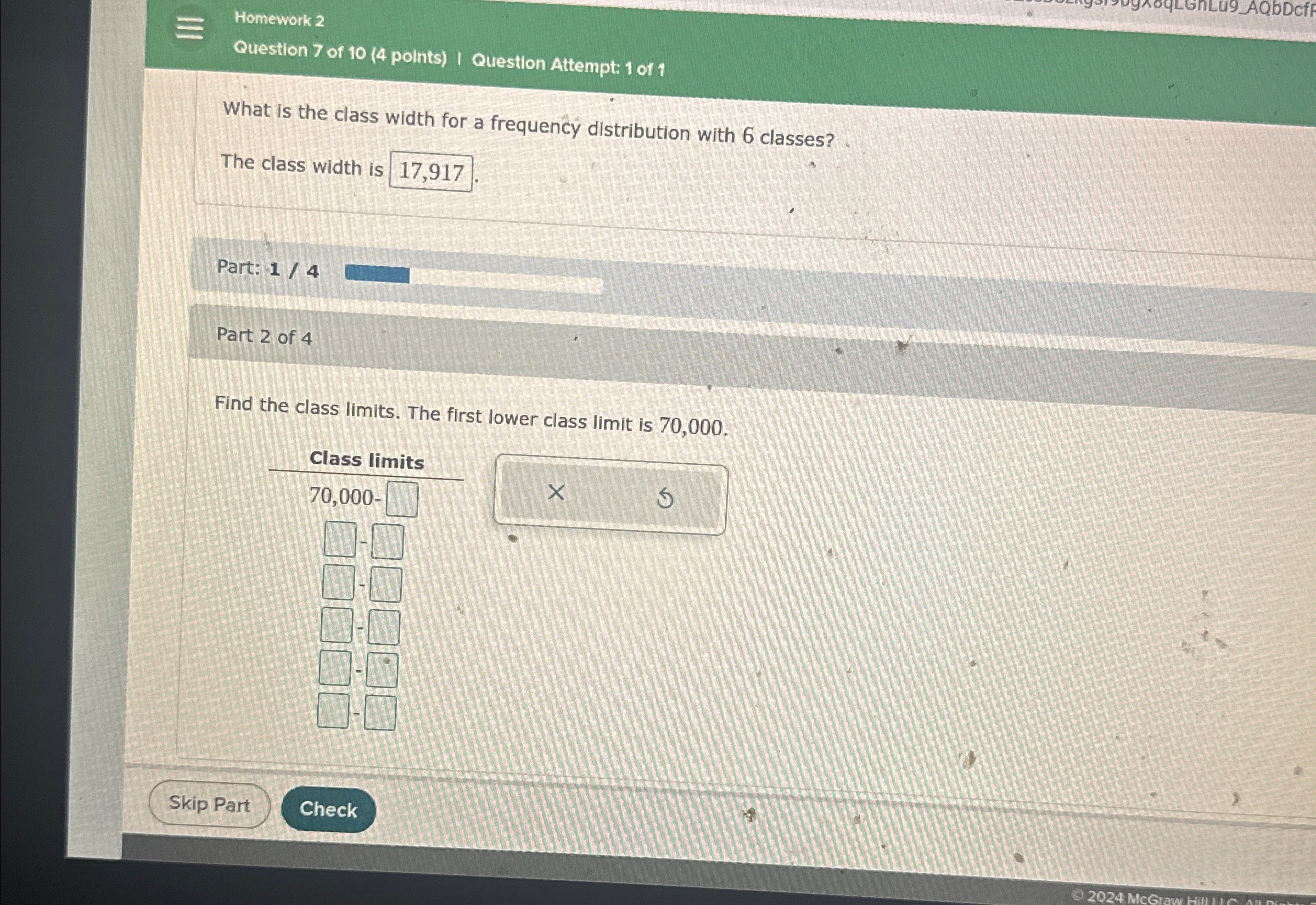 Solved Homework 2Question 7 ﻿of 10 ( 4 ﻿points) ﻿I Question | Chegg.com